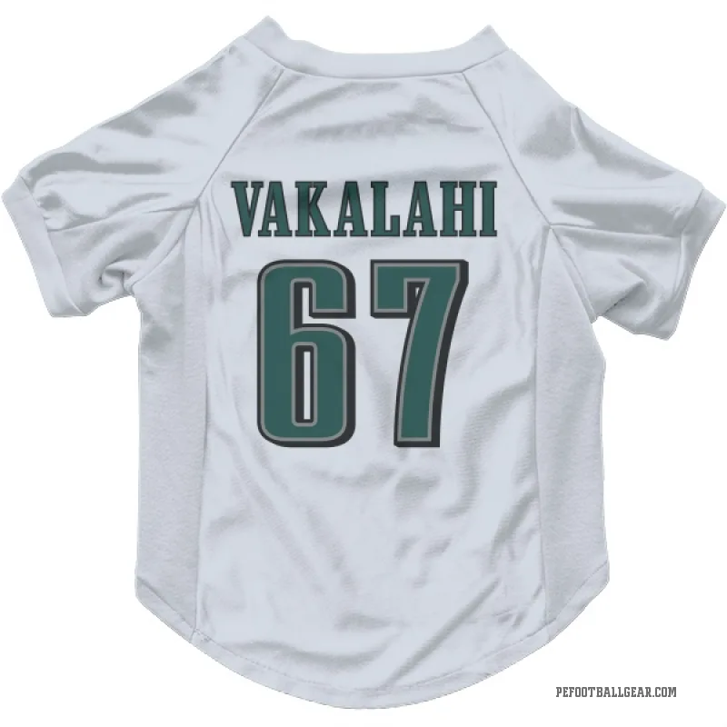 Laekin Vakalahi Pet Jersey | Authentic Philadelphia Eagles Laekin ...